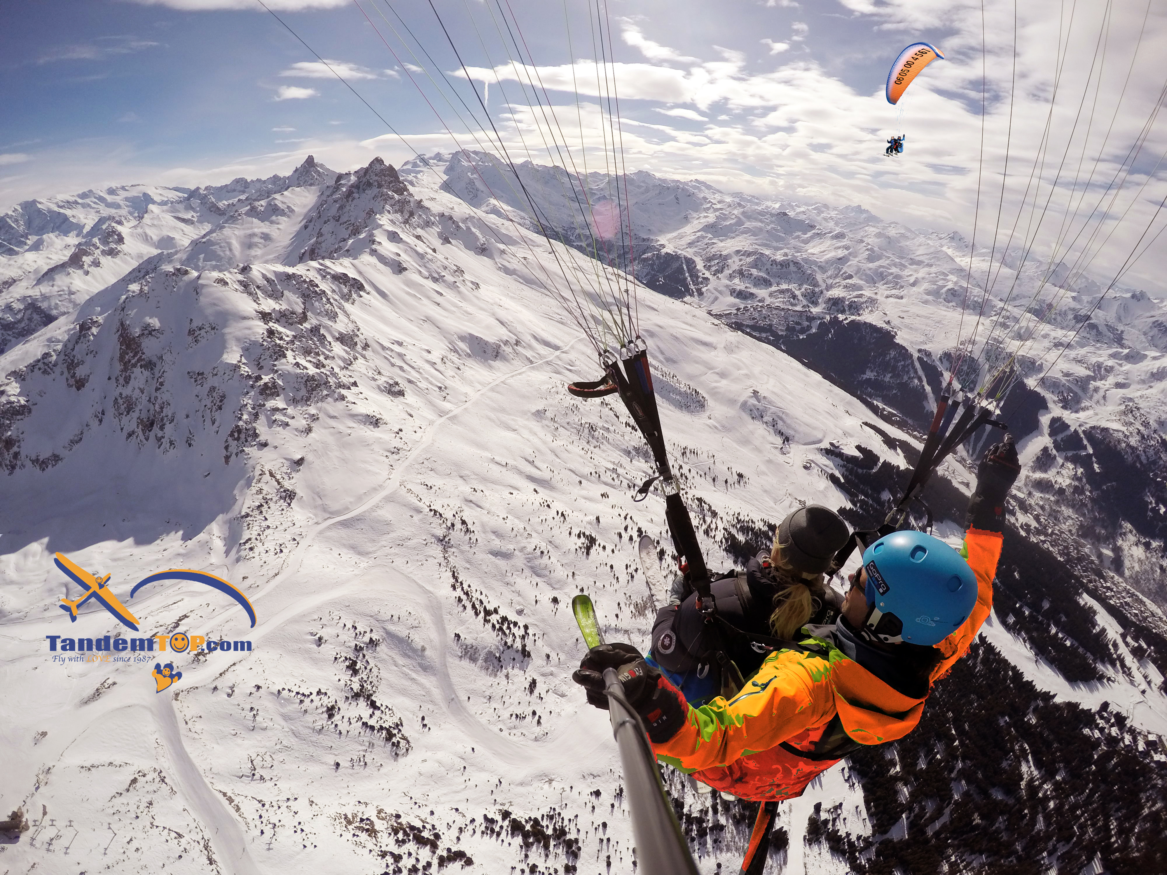 TandemTOP - Parapente Meribel - Courchevel - Le plus grand vol des 3 ...